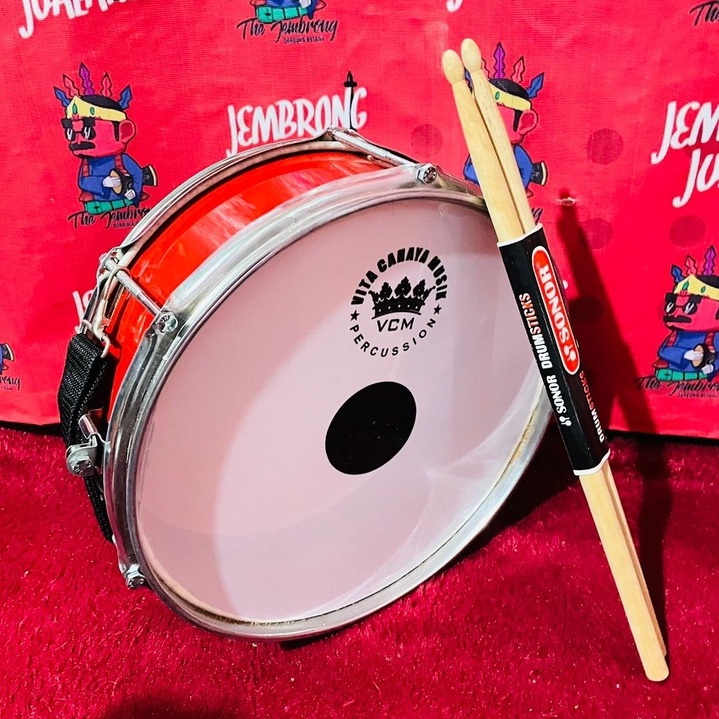 Jual SNARE DRUM 12 INC MURAH FREE STIK SNARE SUPPORTER ALAT BANGUNIN ...