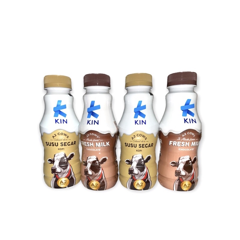 Jual KIN A2 - susu fresh milk chocolate/kopi 200ml | Shopee Indonesia