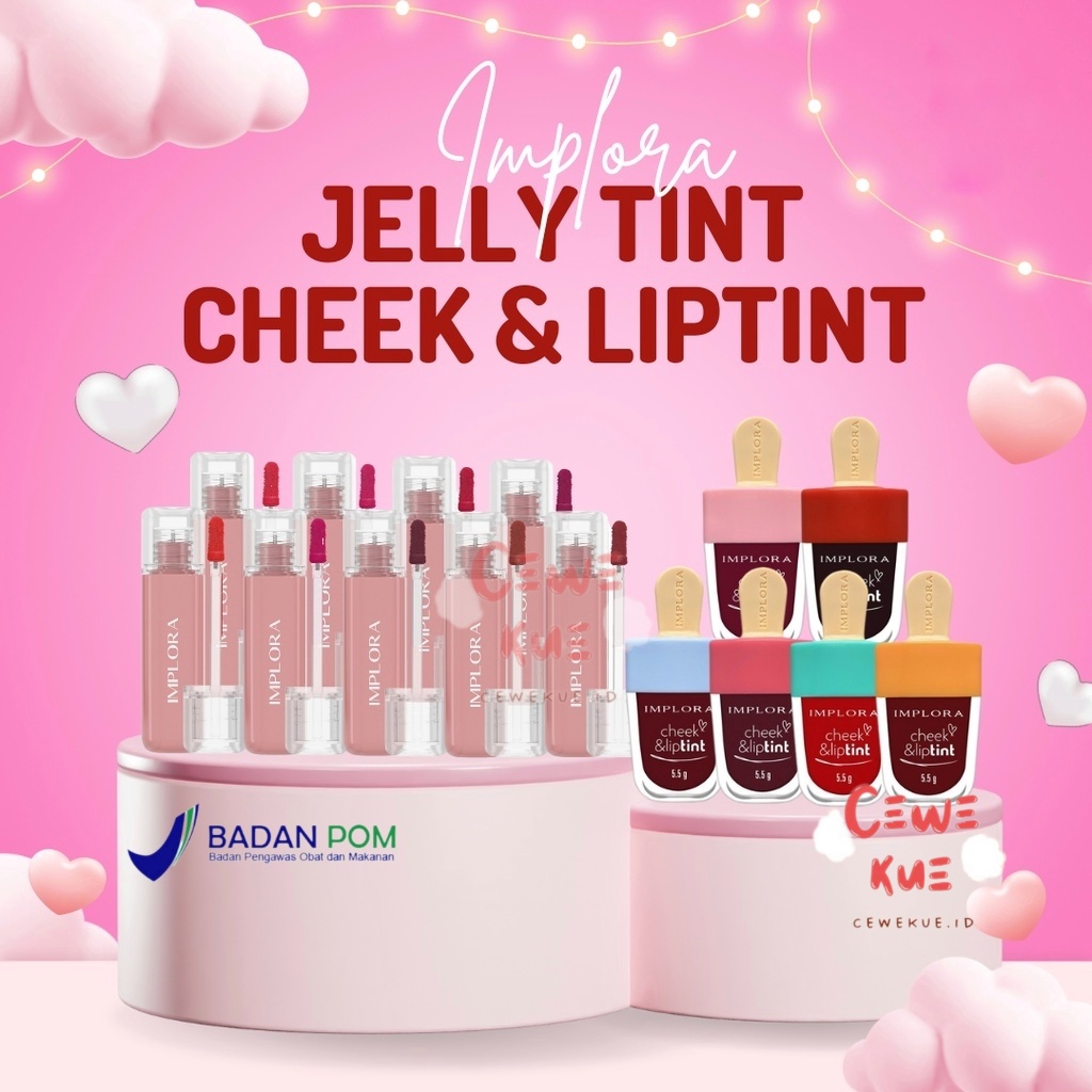 Jual (CEWEKUE) IMPLORA Cheek & Liptint | Impora Cheek & Lip Tint Liptin ...