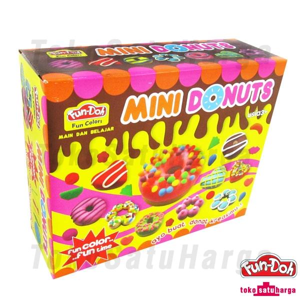 Jual Lilin Mainan Edukasi Fun Doh Mini Donuts | Shopee Indonesia