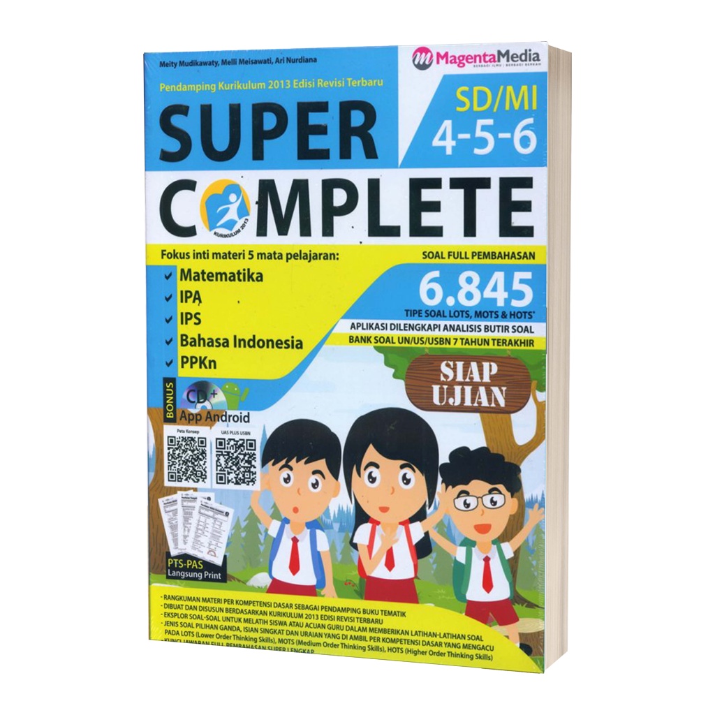 Jual BUKU PELAJARAN SD: SUPER COMPLETE SD/MI 4-5-6(100% ORIGINAL ...