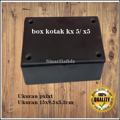 Jual BOX KOTAK KX 5/ BOX PLASTIK HITAM X5 | Shopee Indonesia