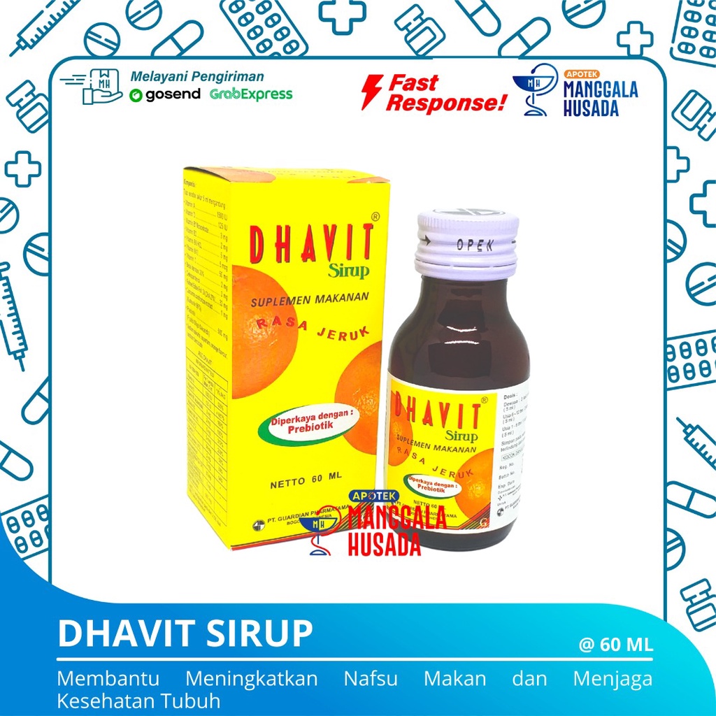 Jual DHAVIT SIRUP 60 ML | Shopee Indonesia