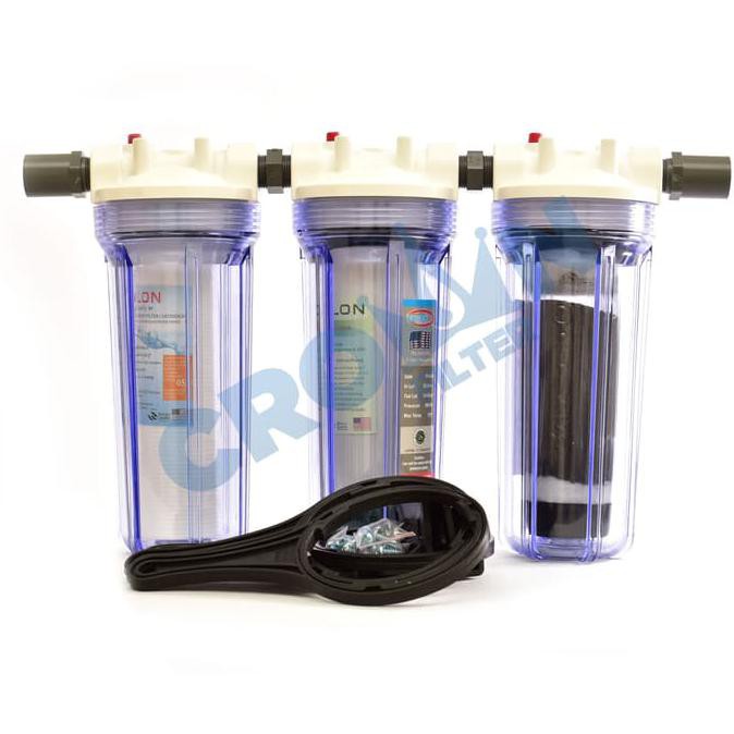 Jual PAKET BESI 1 - SARINGAN / FILTER AIR SIAP PAKAI 3 HOUSING - DRAT ...