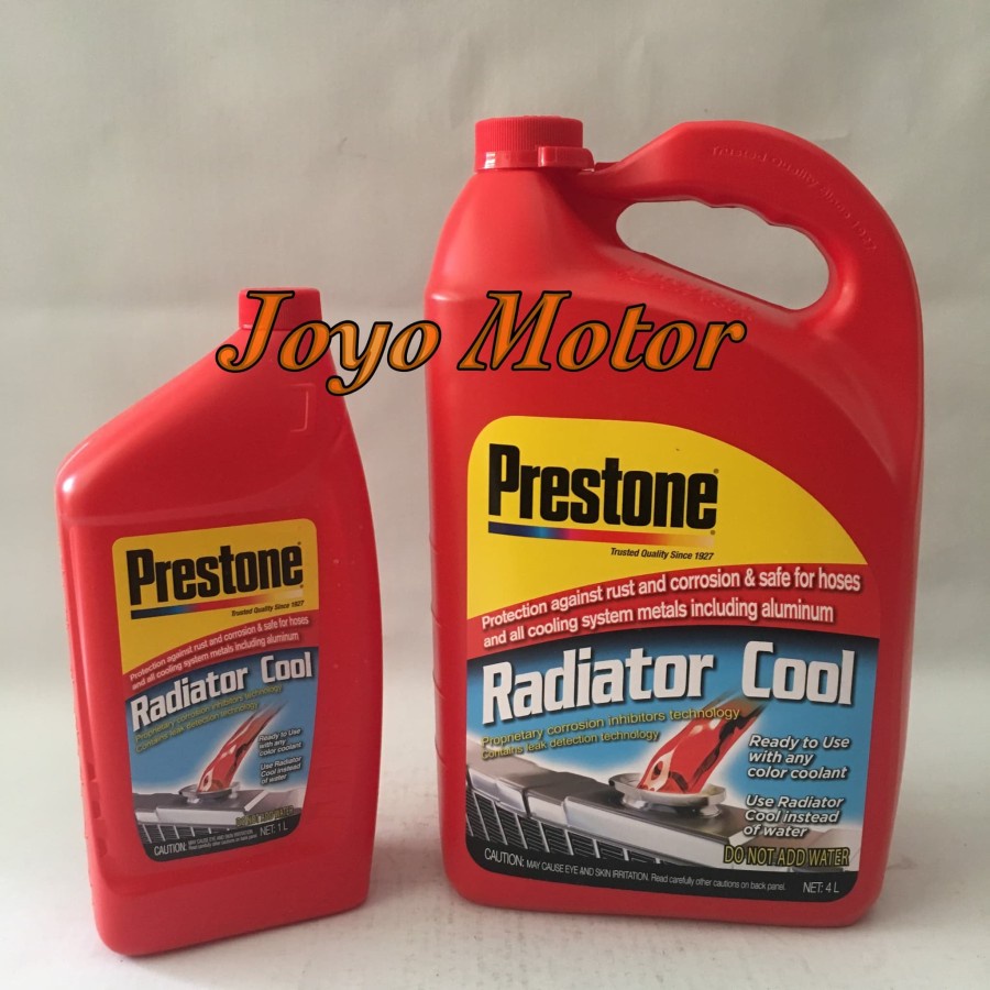Jual RADIATOR COOLANT PRESTONE WARNA MERAH KEMASAN 4 LITER GRATIS 1 ...