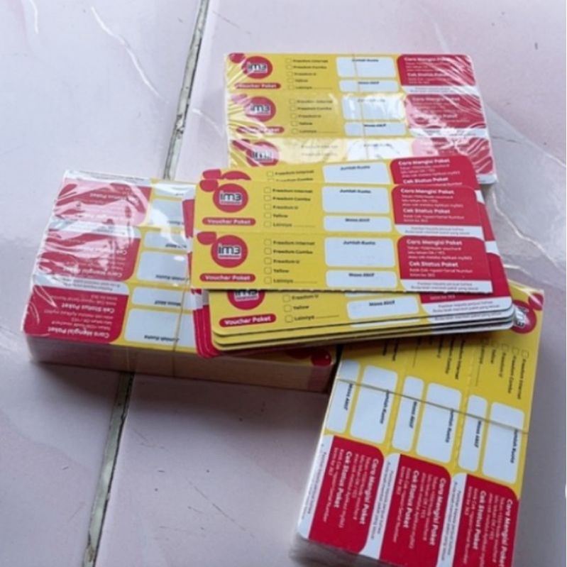 Jual Voucher Indosat Kosong Voucher Im3 zero Harga Per SN Exp des 2023 ...