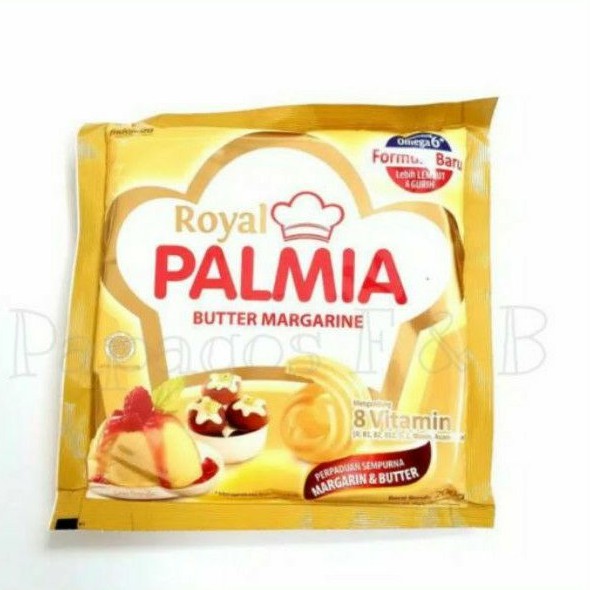 Jual Mentega Palmia Royal Butter Margarine sachet 200 gr / gram ...