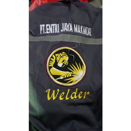 Jual Bordir Tempel Nama Logo Instansi Perusahaan Media biasa atau ...