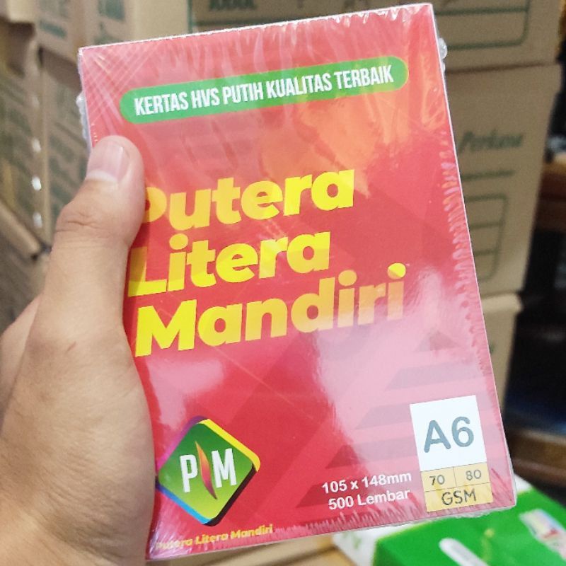 Jual Kertas Print Resi Nota Ukuran A6 HVS Putih Polos Halus | Shopee ...