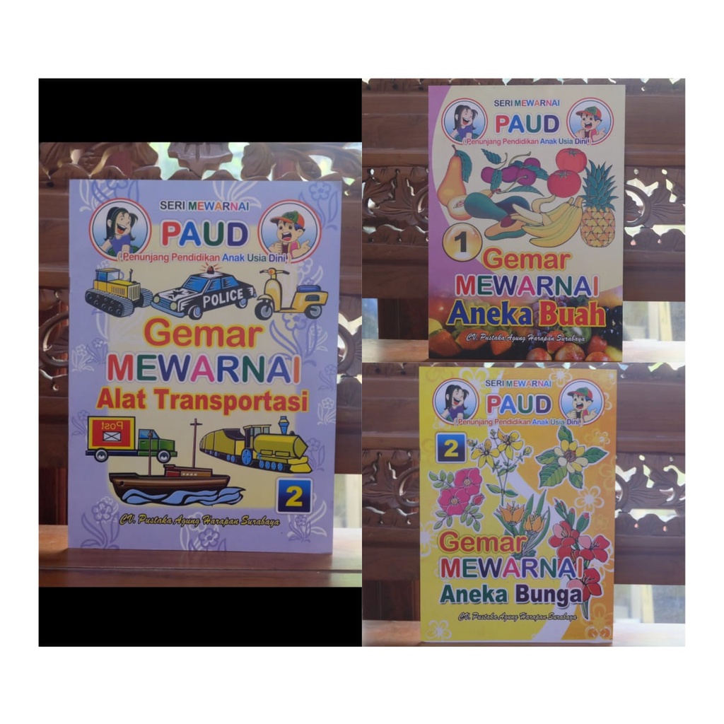 Jual SERI MEWARNAI PAUD - Buku Aktivitas Anak Mewarnai Alat ...