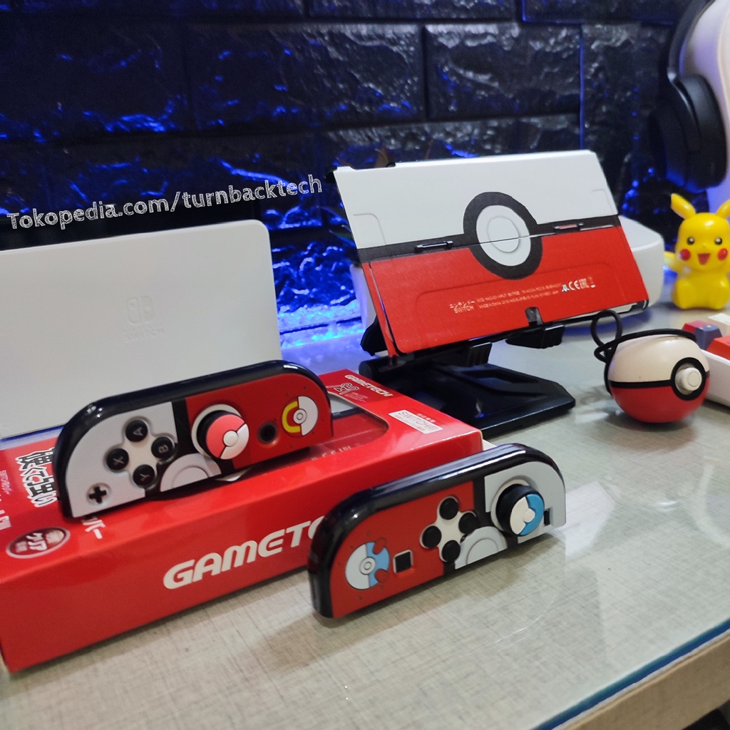 Jual OLED Gametech Fit Dock/Dockable Case Nintendo Switch OLED Pokemon ...