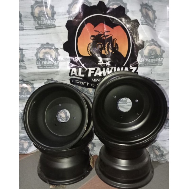 Jual Velg atv ring 8 set depan belakang lubang 3 | Shopee Indonesia