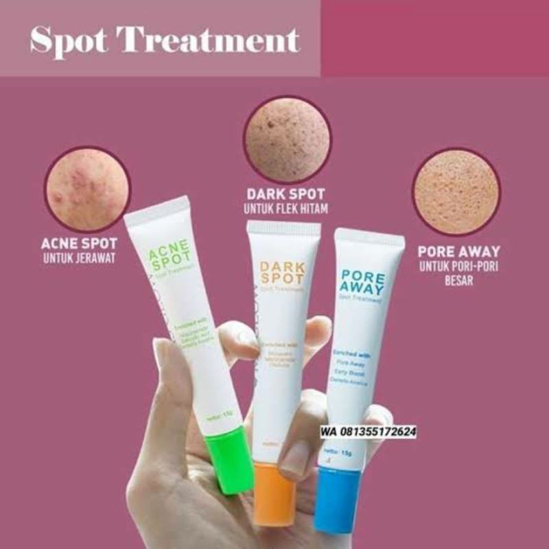 Jual ACNE SPOT | DARK SPOT | PORE AWAY MS GLOW | Shopee Indonesia