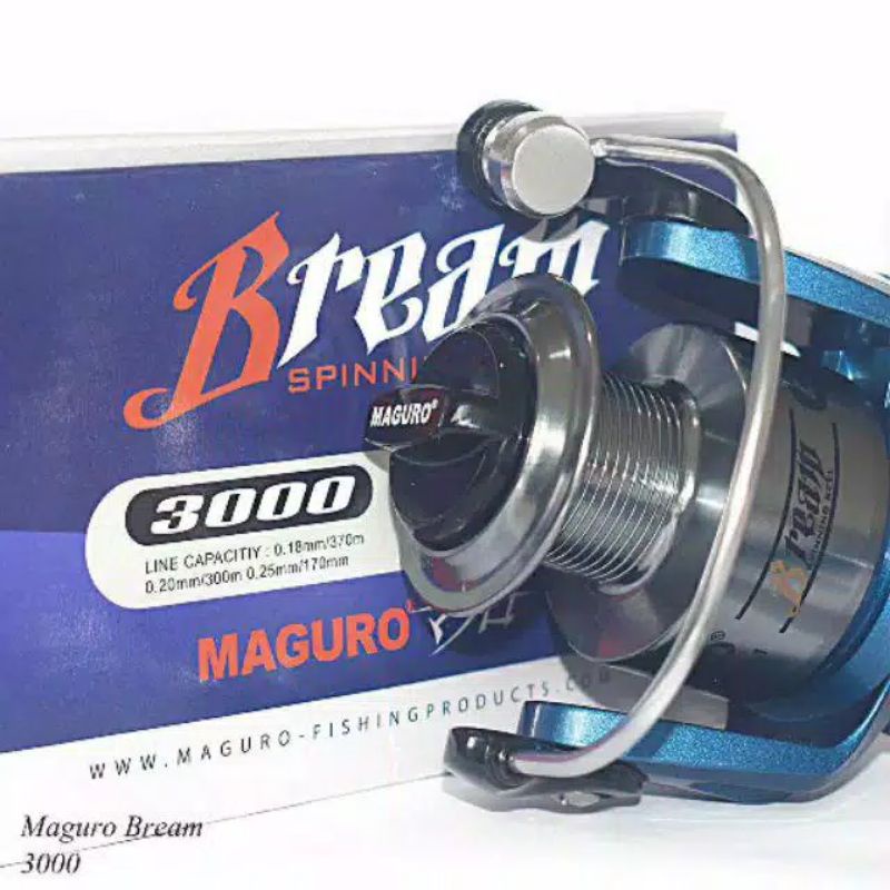 Jual Reel Maguro Bream | Spinning | Kolam | Sungai | Laut | Silahkan pilih ukuran | Shopee Indonesia