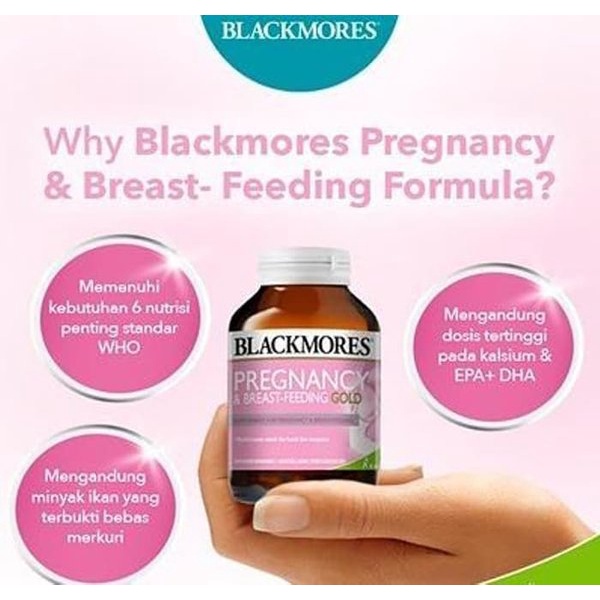 Jual BLACKMORES Pregnancy BreastFeeding Gold Vitamin Ibu Hamil Ibu ...