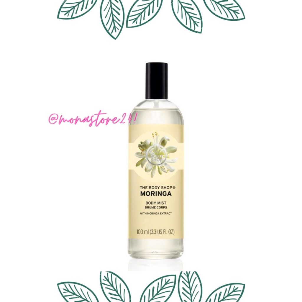 Jual The Body Shop Moringa Body Mist Brume Corps 100ml/parfum/pewangi ...