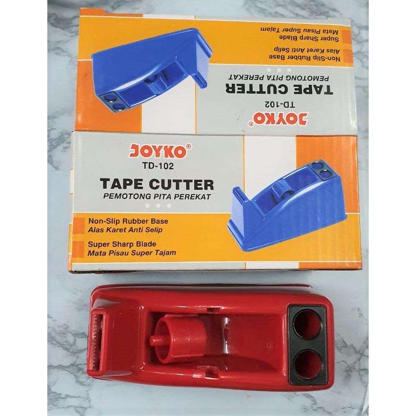 Jual TD102 Tempat Pemotong Isolasi Kecil JOYKO Tape Dispenser | Shopee ...