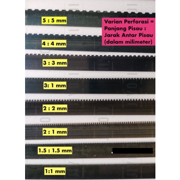 Jual PROMO 11.11 2 pcs Pisau Pond Perforasi Cacah RIESBURG Perforating ...