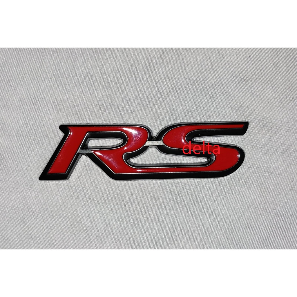 Jual Logo/Emblim RS Merah list Hitam, Honda (besi) | Shopee Indonesia
