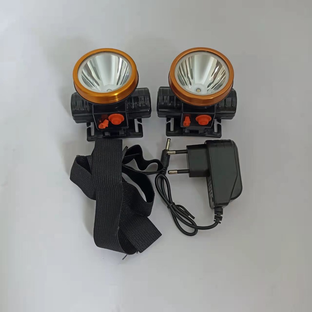 Jual ️TIMIMALL ️ Senter Kepala Bisa Charge Terang Baterai Lithium Body ...