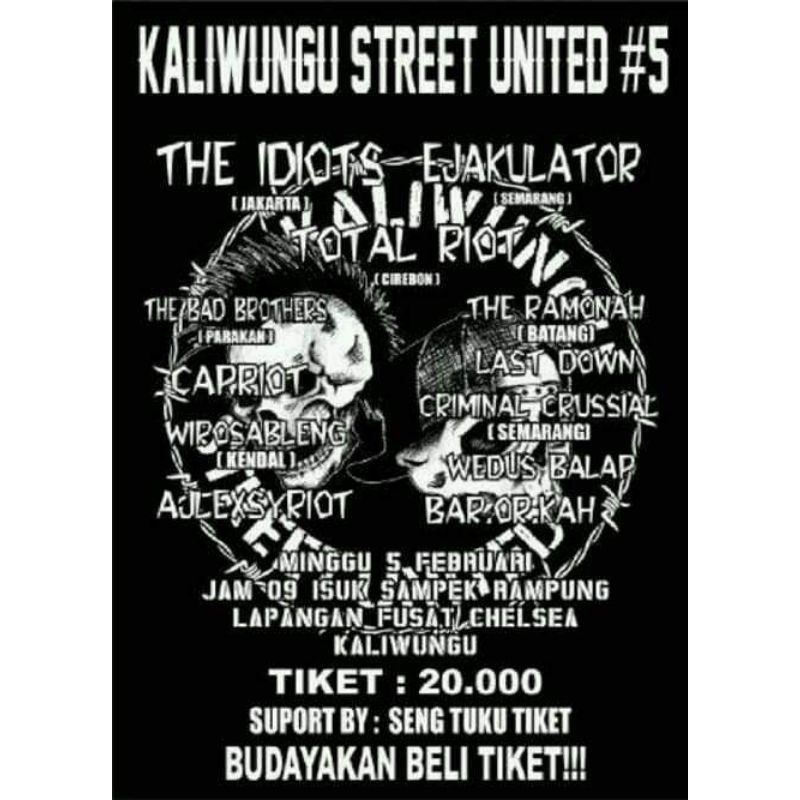 Jual Poster Pamflet Acara Underground Music Punk gigs Indonesia 2 ...