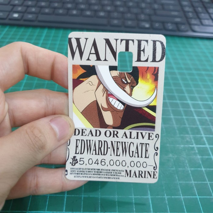 Jual Sticker Skin ATM / Debit / Kredit C0022 - One Piece - Bounty ...
