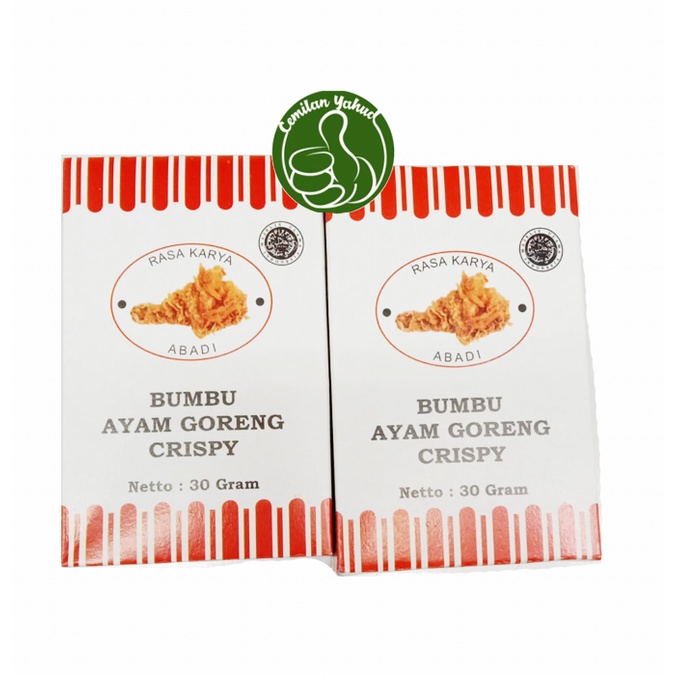 Jual Bumbu Ayam Goreng Krispi Crispy Rasa Karya Abadi 30gr | Shopee ...