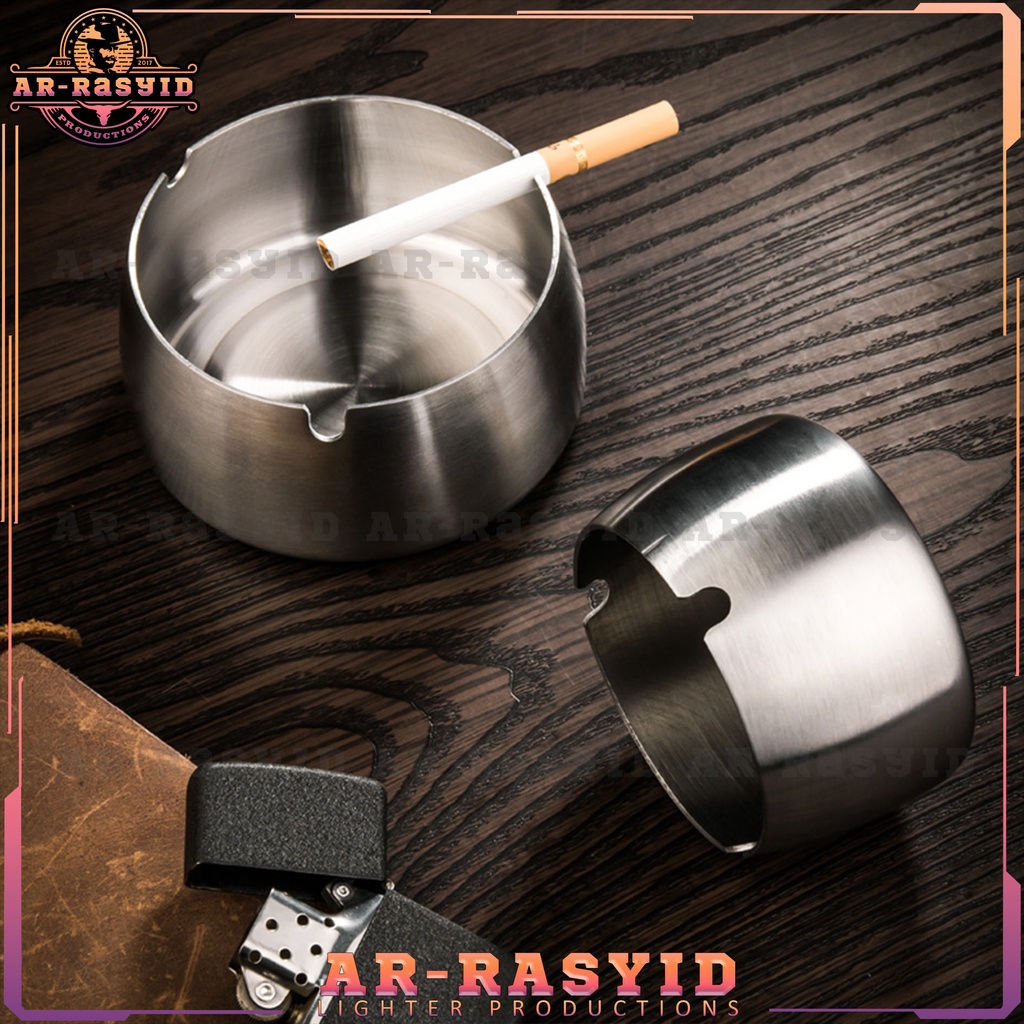 Jual Asbak Rokok Steinless Steel Asbak Ruang Tamu | Shopee Indonesia