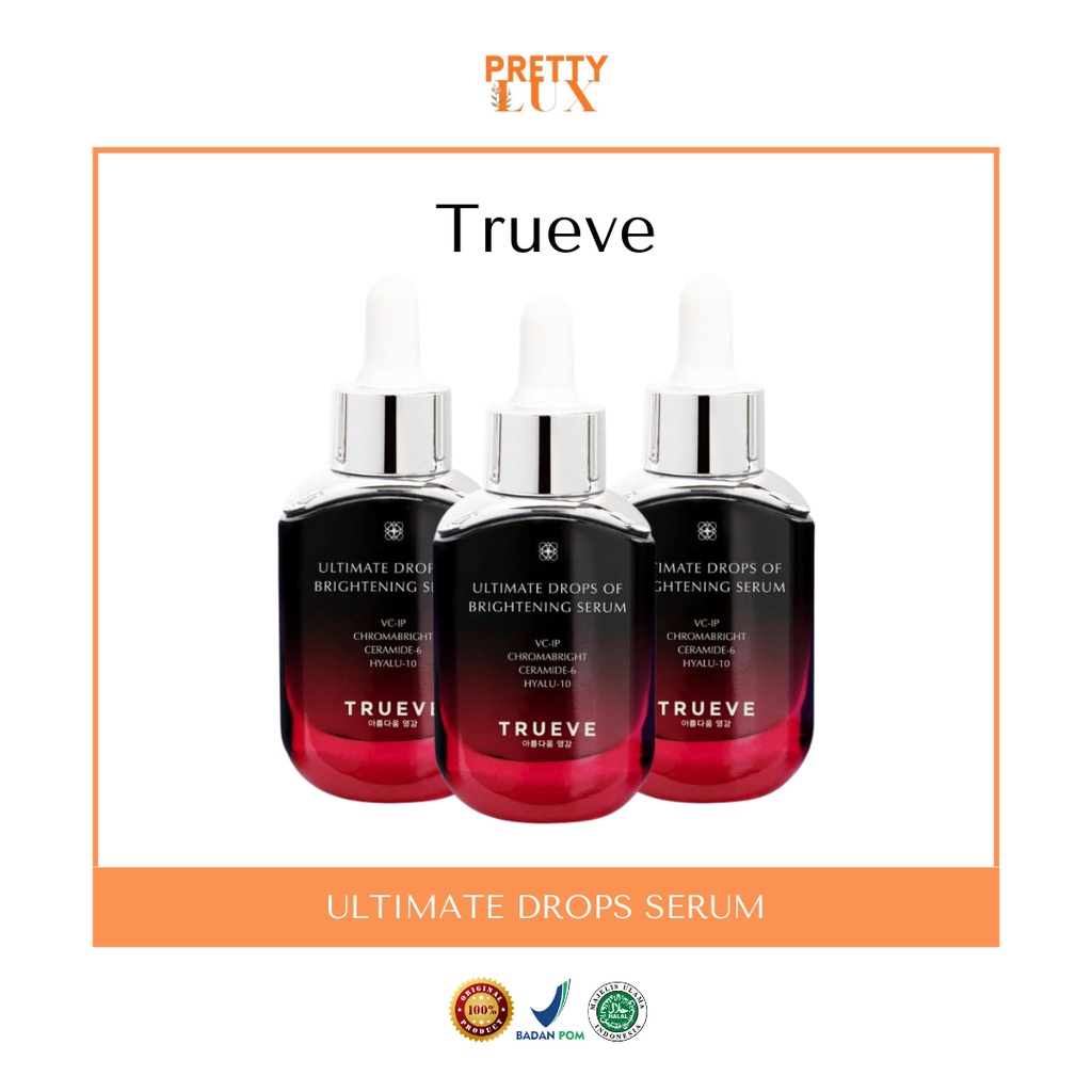 Jual TRUEVE Ultimate Drops of Brightening Serum 30ml (BPOM dan ORIGINAL ...