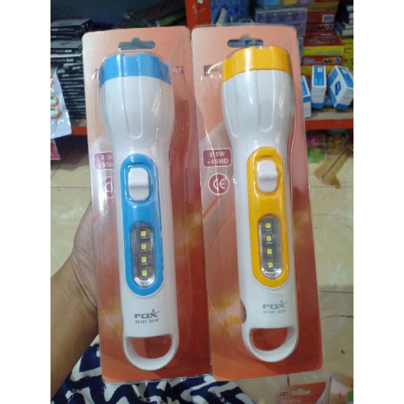 Jual (170gr) 1pcs senter led portable fox ge 107 | Shopee Indonesia