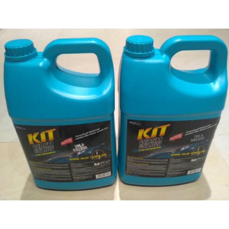 Jual SAMPO SABUN SHAMPO CUCI MOBIL KIT WASH & GLOW GALON 3700 ml ...