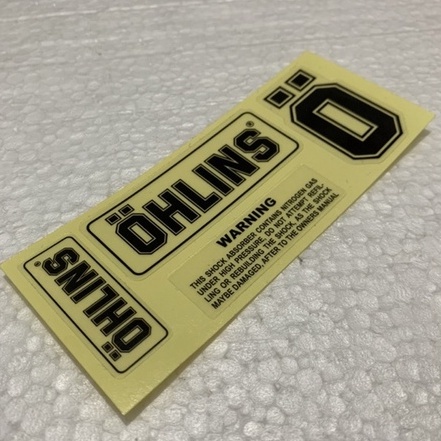 Jual Sticker ohlins set stiker sok ohlins sticker ohlins set stiker ...