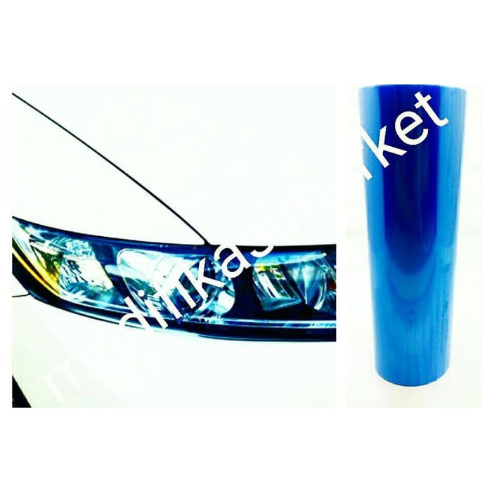 Jual Sticker Headlamp Blue Hybrid Per Lembar 30Cm X 50Cm | Shopee Indonesia
