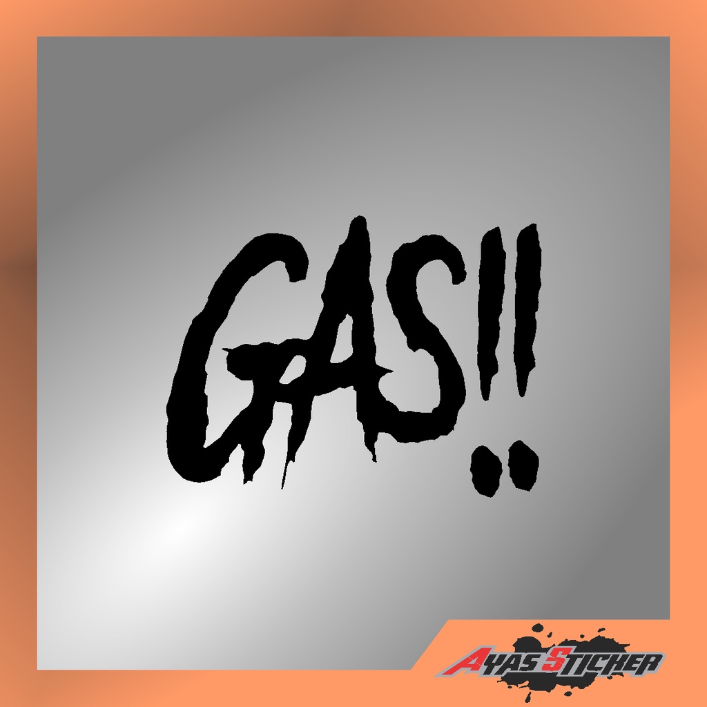 Jual Stiker Tangki Motor Gass!! - Stiker Gas - Stiker Gass | Shopee ...