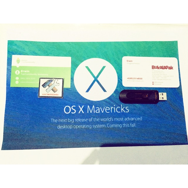 Jual USB BOOTABLE BOOT MAC OS X MAVERICKS 10.9 RECOVERY DISK UPGRADE ...