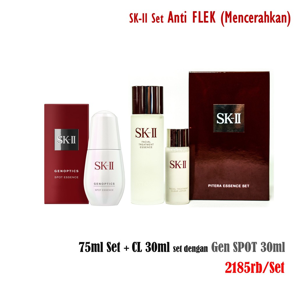 Jual SK-II FTE 75ml dan Genoptics Spot 30ml + CL 30ml / SK2 FTE 75ml ...