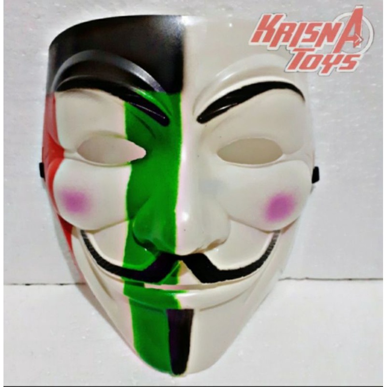 Jual TOPENG HACKER PALESTINE/ANONYMOUS/TOPENG MAINAN HEKER | Shopee ...