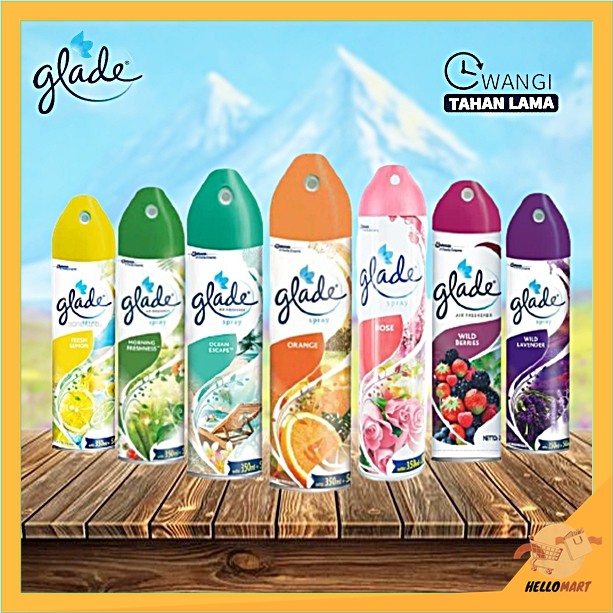 Jual ORIGINAL Glade Air Freshener Spray Aerosol 350 ml & 250ml / Glade Pengharum Ruangan ...