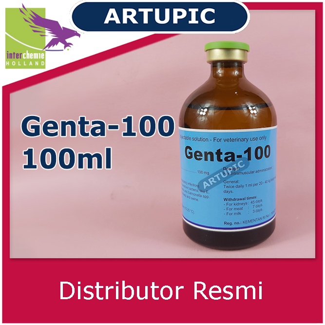 Jual Genta-100 100ml Obat Infeksi Pernafasan Pencernaan Saluran Urin ...