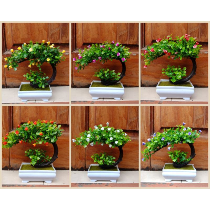 Jual Bunga Bonsai Plastik Bunga Hiasan plastik | Shopee Indonesia