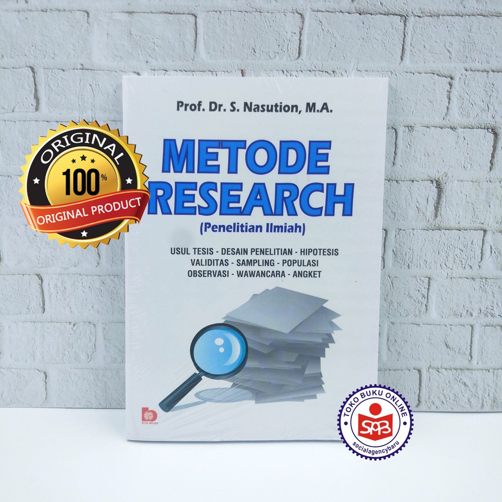 Jual Metode Research Penelitian Ilmiah - S Nasution | Shopee Indonesia
