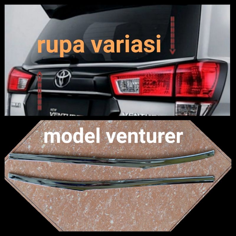 Jual Lis list kaca & trundlite PINTU belakang BAGASI TOYOTA INNOVA ...