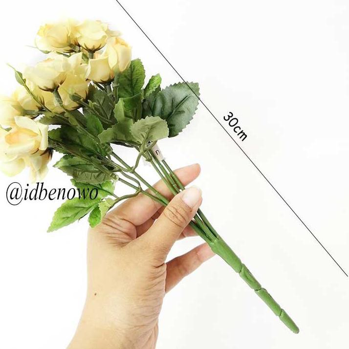 Jual HITZ 2021 Bunga Artificial Mawar Dekorasi Ruangan Buket Wedding ...