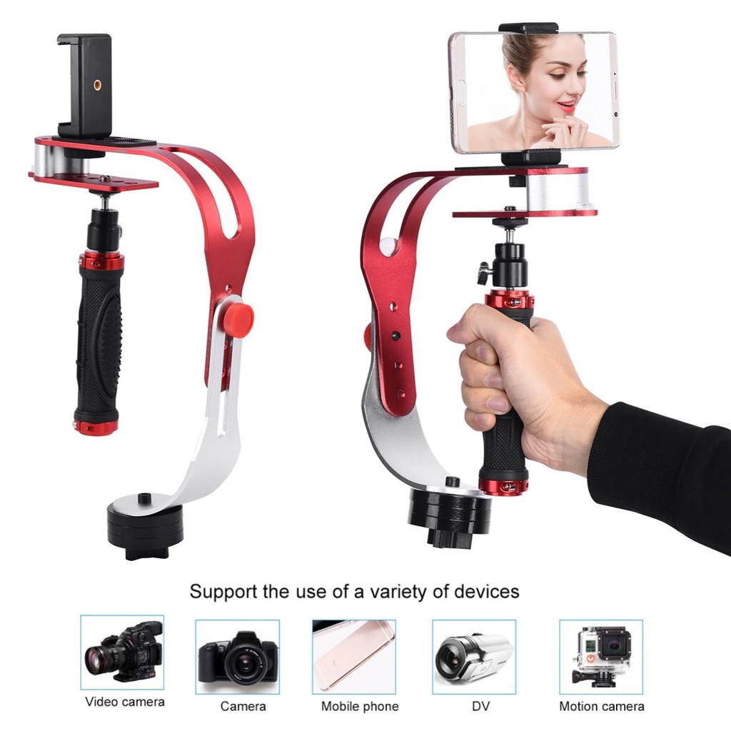 Jual Handheld Video Stabilizer Steady cam Gimbal Camera Anti Shake HP ...