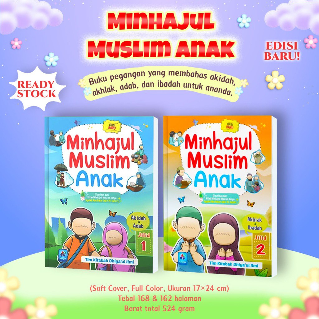 Jual Minhajul Muslim Anak Edisi Baru ( Jilid 1 & 2 ) | Shopee Indonesia