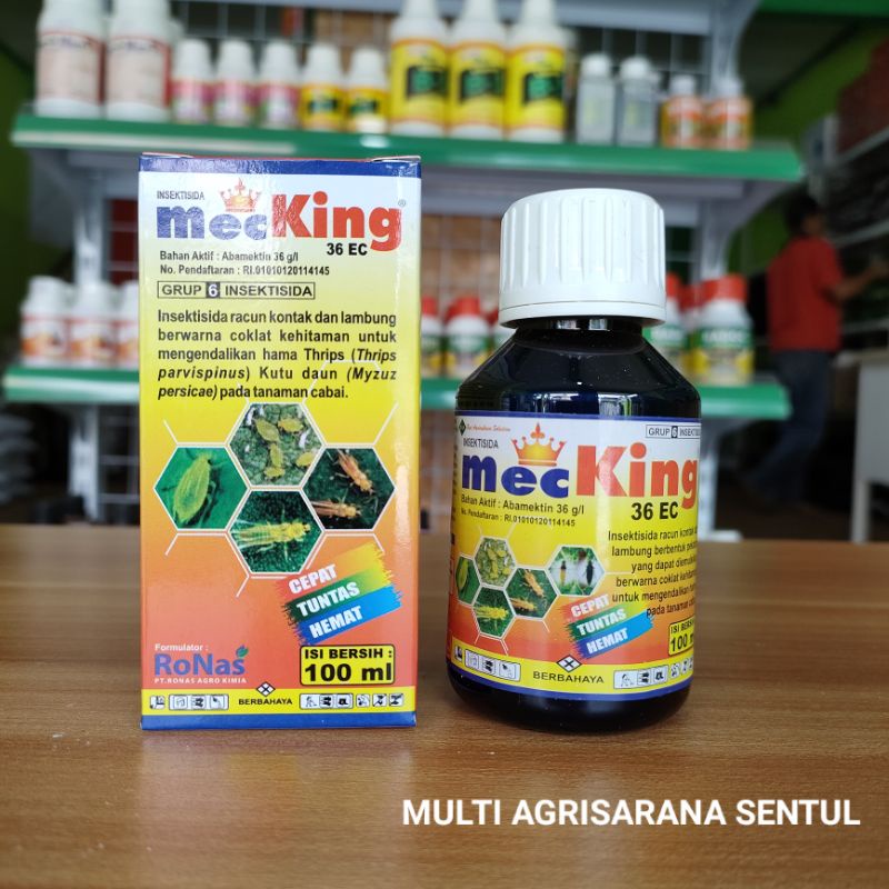 Jual Insektisida MecKing 36 EC isi 100ml. abamektin 36 g/l | Shopee ...