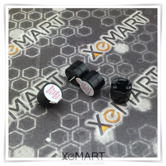 Jual Buzzer 3-5V Round Diameter 12mm Top View Through Hole HXD Beeper ...