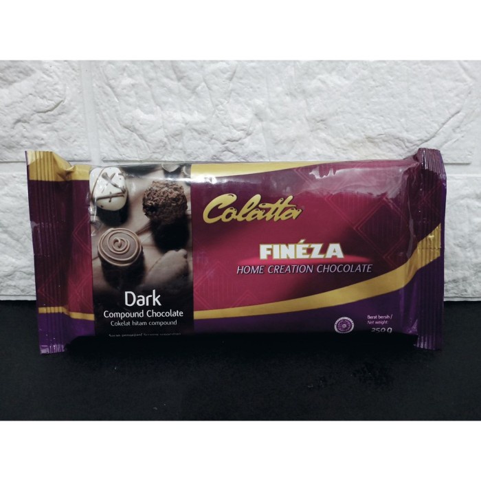 Jual COLATTA COMPOUND DARK FINEZA 250G | Shopee Indonesia