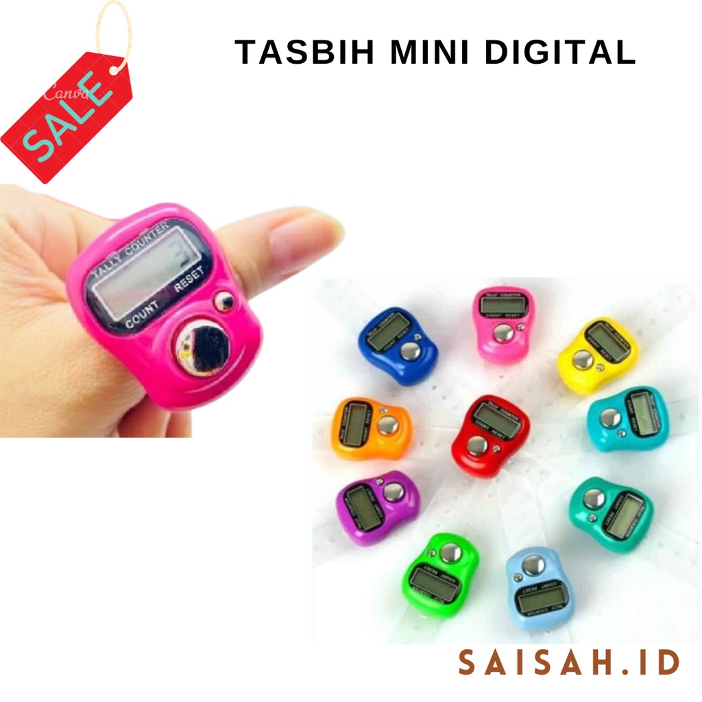 Jual Tasbih digital mini/Alat hitung digital tasbih/Alat hitung mini ...