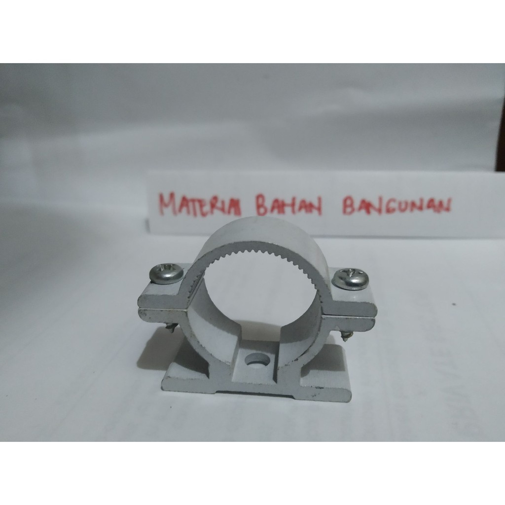 Jual Klem Pipa Besi Kb 25 Putih Pengencang Pipa Air Panas Dingin Gas ...